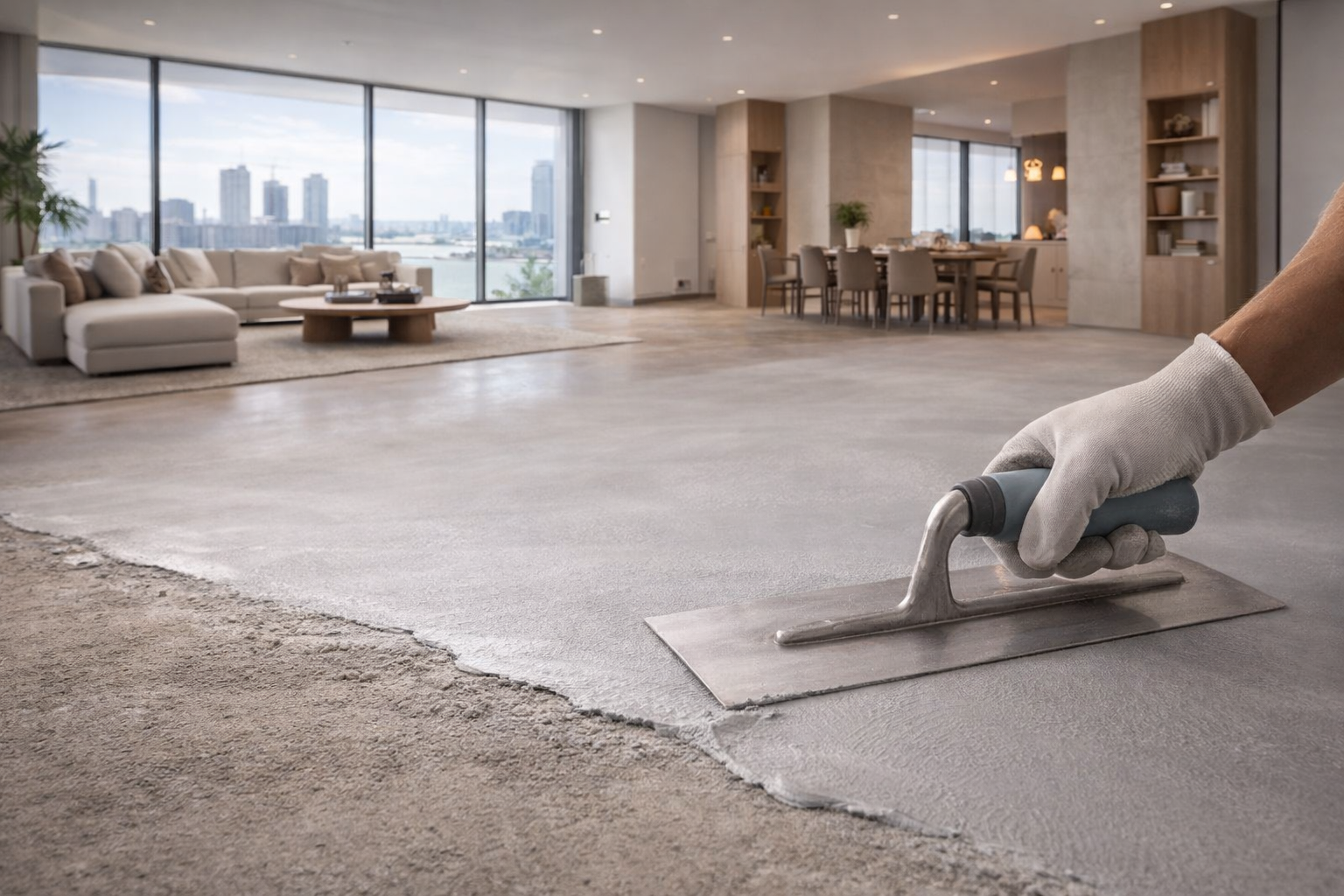 LEVELCORE Feather Pro | Self‑Drying Feather‑Coat Screed